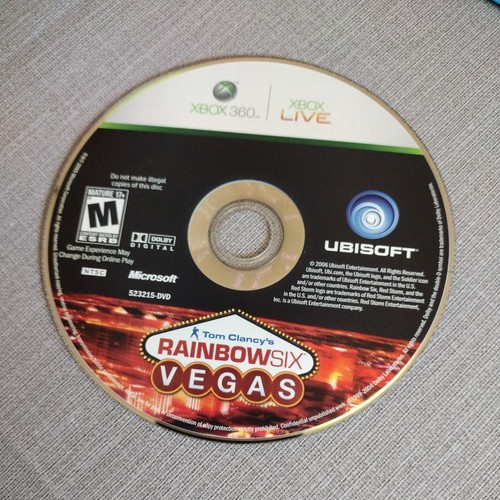 Tom Clancys Rainbow Six Vegas Microsoft Xbox 360 Disc Only ...