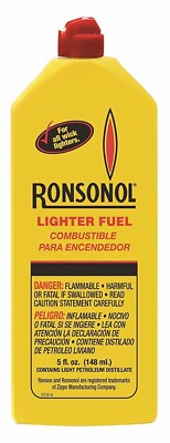 Ronson Ronsonol Lighter Fluid Fuel 5oz | eBay