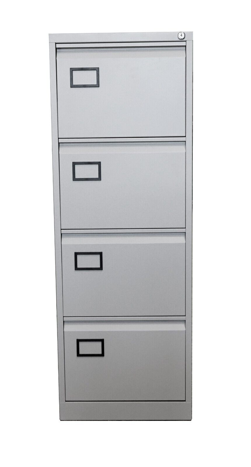 Bisley Grey 4 Drawer Foolscap Metal Filing Cabinet AOC4 Lockable with 2 ...