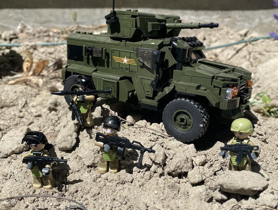 MRAP Typhoon VDVS Armored Vehicle Building Block Toy Bricks In Original ...