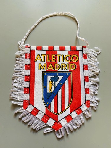 Atletico Madrid fanion vintage football banderin pennant wimpel | eBay