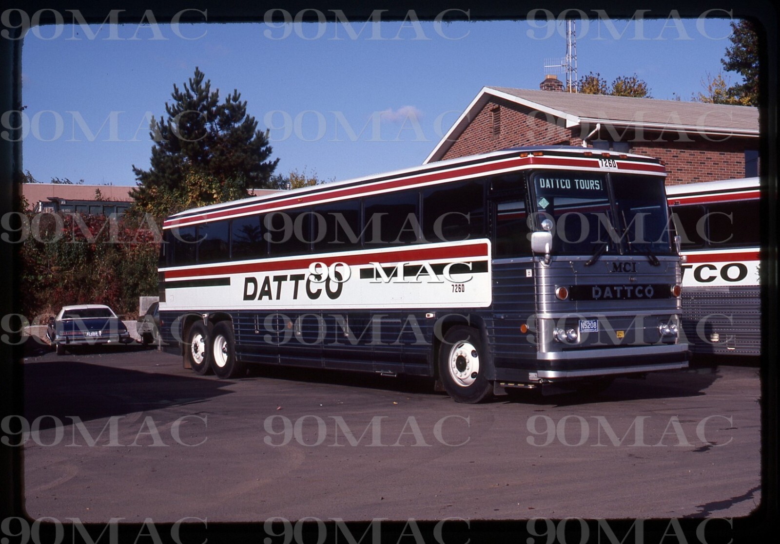 DATTCO BUS INC. GM COACH BUS #7260. New Britain (CT). Original Slide ...