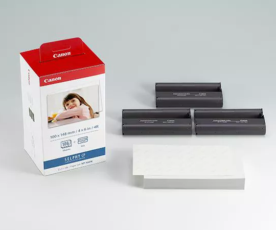 Canon KP-108IN SELPHY Photo Printer 108 Sheets of 4" x 6" Paper + 3 ...