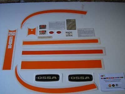 OSSA Phantom AS74 Kit Decals OSSA Phantom 74 GP74 | Spain | Unspecified ...