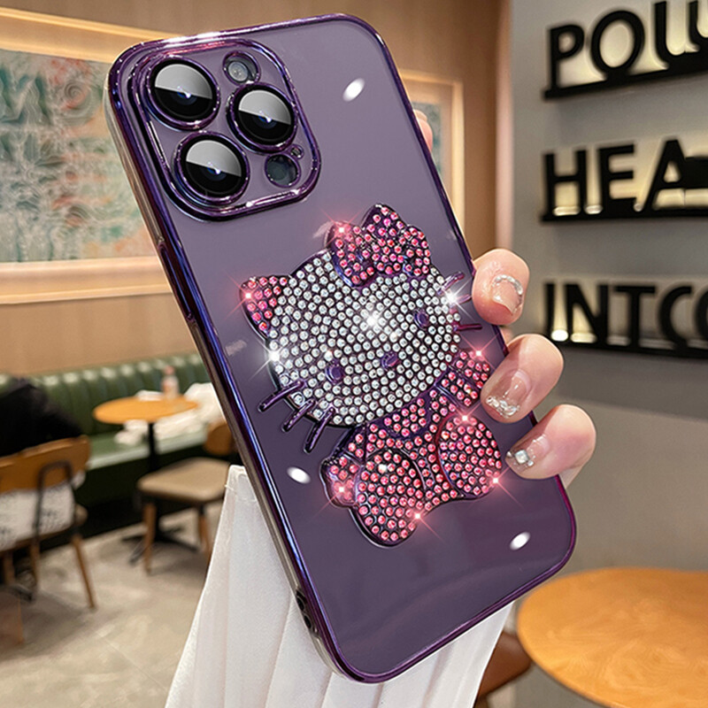 Hello Kitty Rhinestone Iphone Case