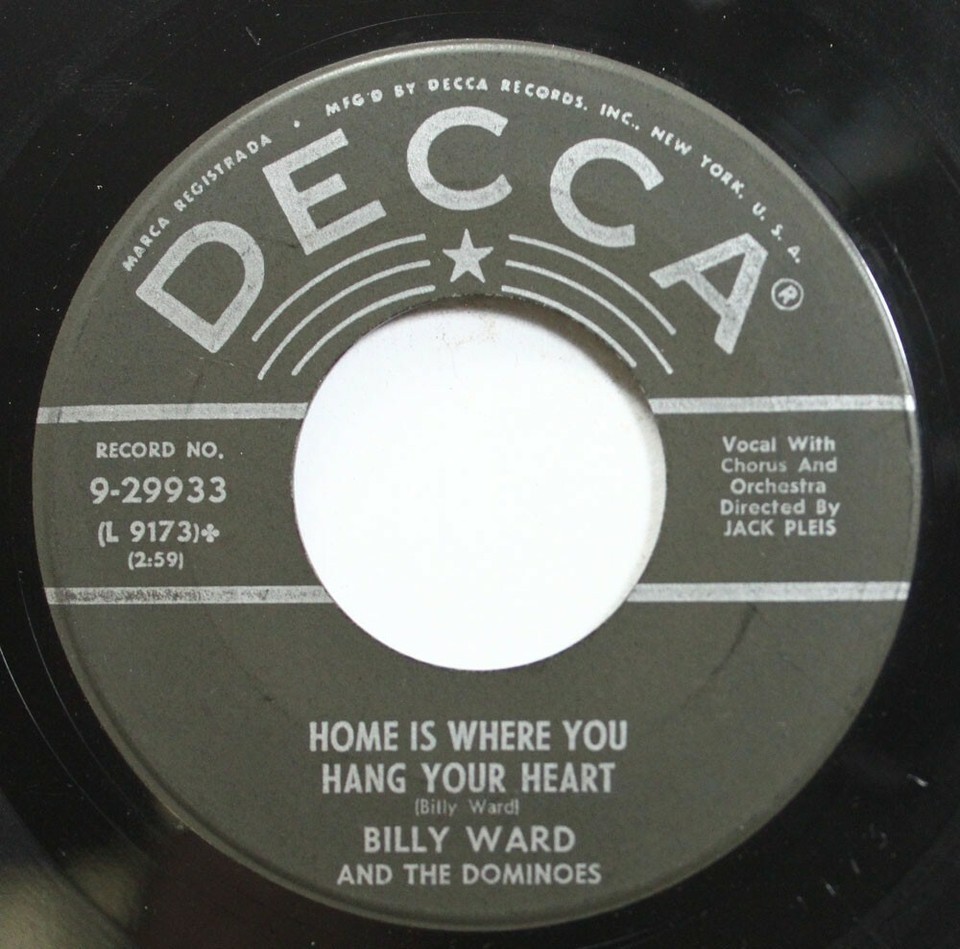 50'S And 60'S 45 Billy Ward And The Dominoes - St. Therese Of the Roses ...