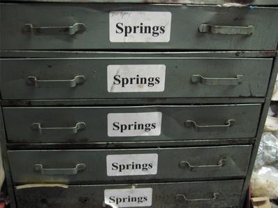 DIE SPRINGS COIL TENSION SPRING VARIOUS 5 DRAWER CABINET SPRING ...