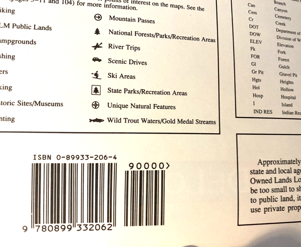 Colorado Atlas 2nd Edition 1995 (Delorme Atlas & Gazetteer )Paperback ...