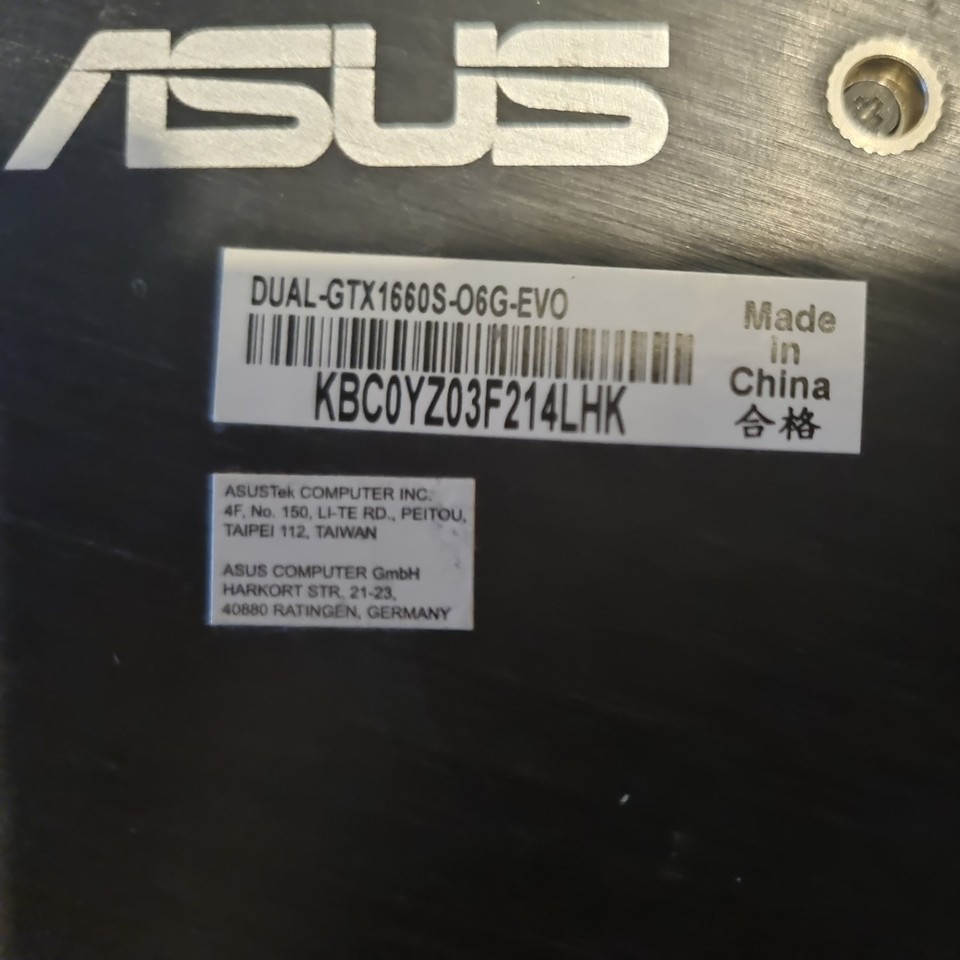 ASUS NVIDIA GeForce GTX 1660 Super 6GB Graphics Card | eBay UK