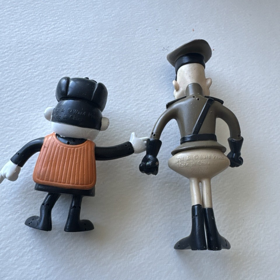 Vintage Rocky and Bullwinkle Bendems Boris And Fearless Leader | eBay