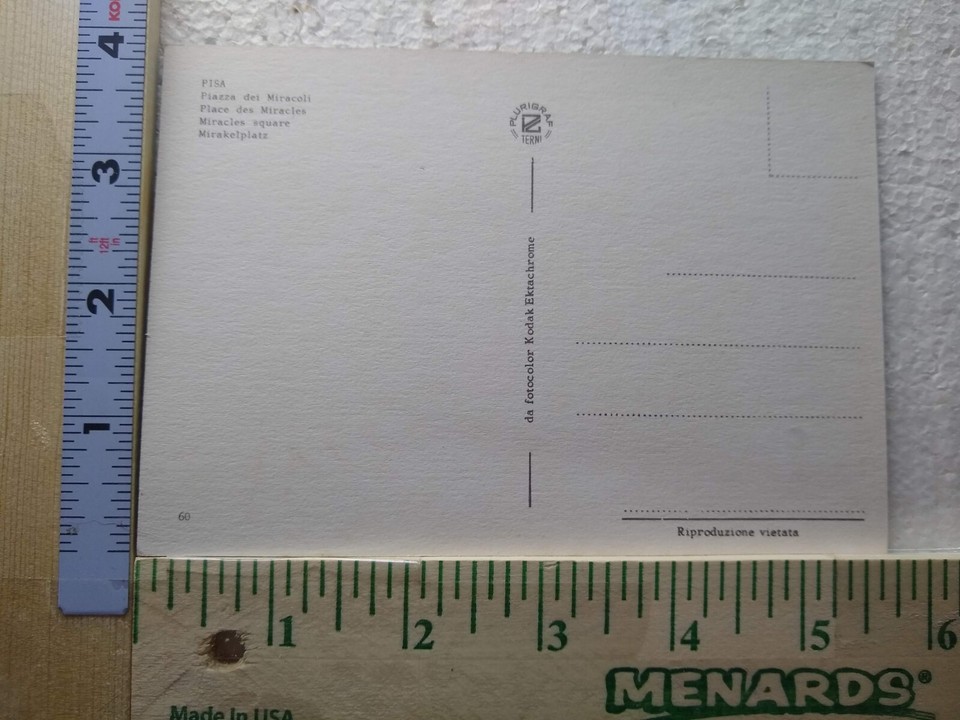 Postcard Miracles square Pisa Italy | eBay