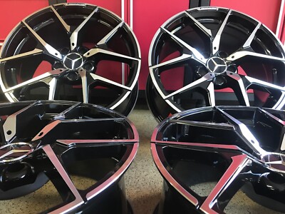 MERCEDES BENZ 20 INCH NEW RIMS WHEELS 20/8.5 20/9.5 FITS S550 S400 S450 ...