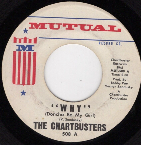 The Chartbusters - Why (Doncha Be My Girl) 1964 Mutual Rock VG Plays ...