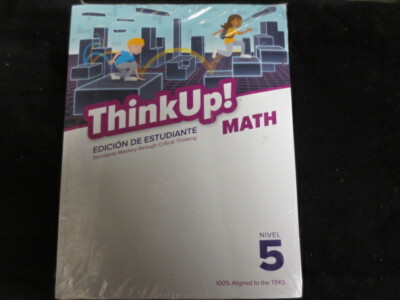 THINK UP! MATH SPANISH NIVEL 5 Workbook Paperback 9781627635189 | eBay