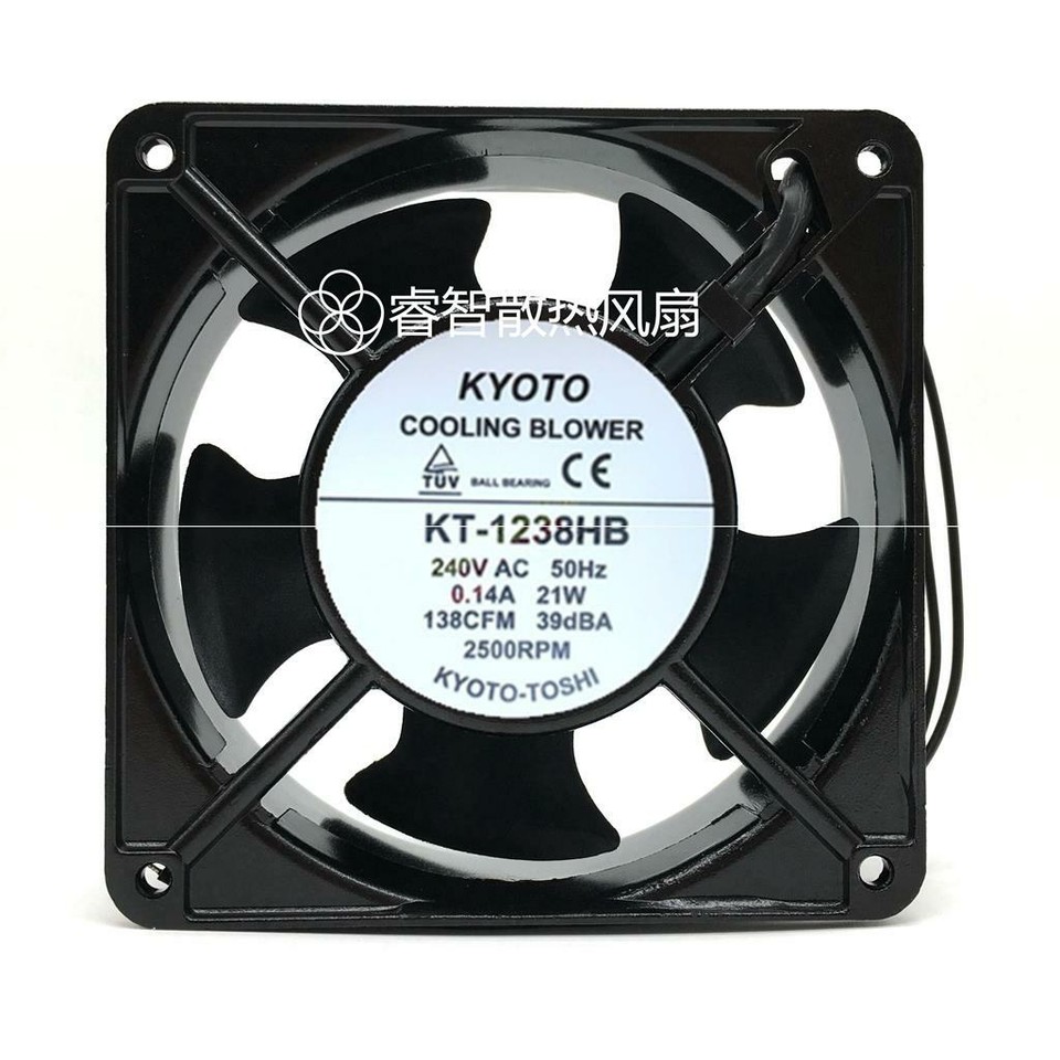 1PC KYOTO COOLING BLOWER KT-1238HB 240V 0.14A 21W 12CM cooling fan # | eBay
