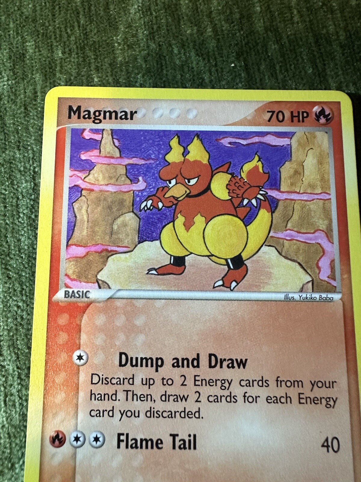 Pokemon Card Magmar (EX Team Rocket Returns) 44/109 NEAR MINT Non-Holo ...