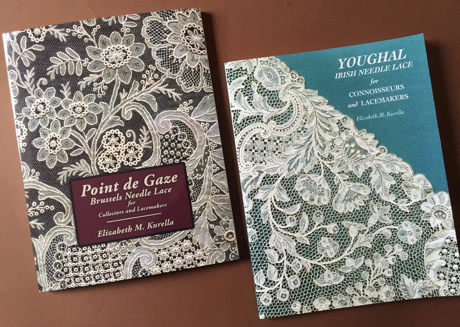 SPECIAL PRICE pair of Point de Gaze and Youghal NEEDLE LACE BOOKS by E ...