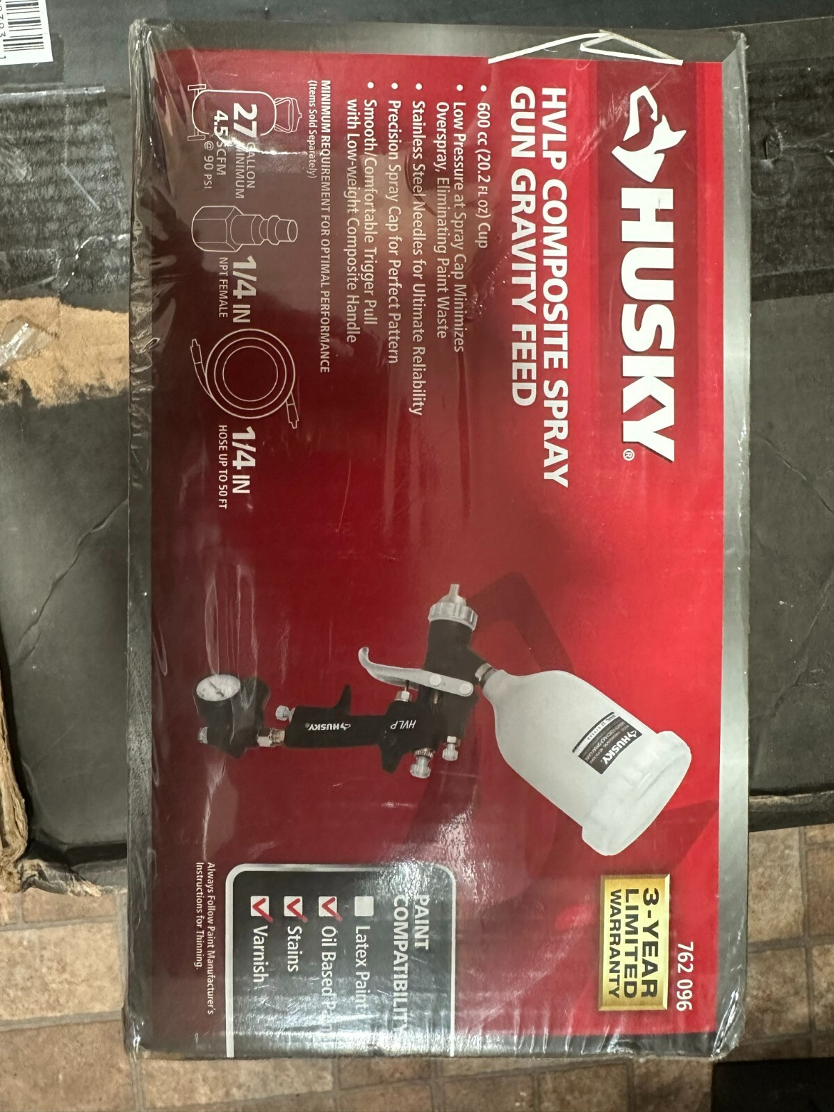 Husky+H4850GHVSG+Spray+Gun+-+Black for sale online | eBay