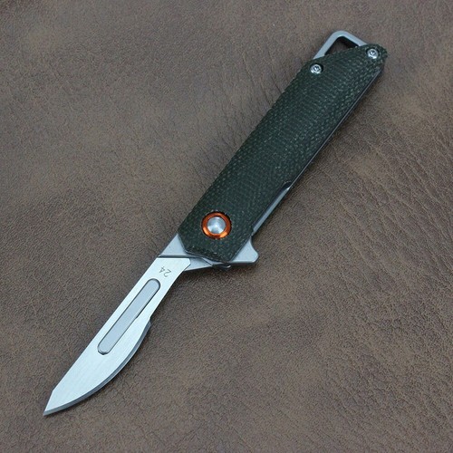 Carbon Fiber Pocket Scalpel Folding Blade Knives Utility Knife Outdoor ...