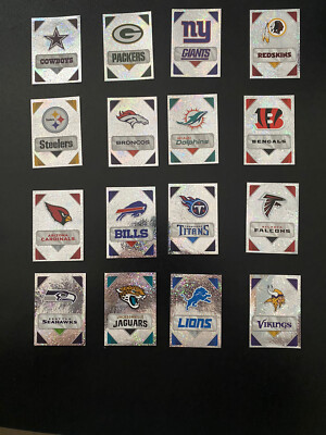 NFL TEAMS PANINI STICKERS LOT OF 16 STICKERS | eBay