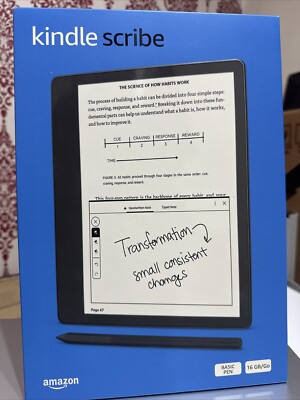 Amazon Kindle Scribe 16GB ,Kindle & digital notebook,Basic Pen,Sealed ...