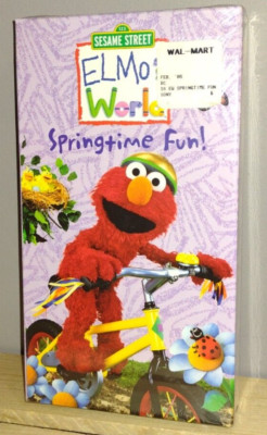 SESAME STREET Elmo's World Springtime Fun VHS Vintage 2002 Video Tape ...