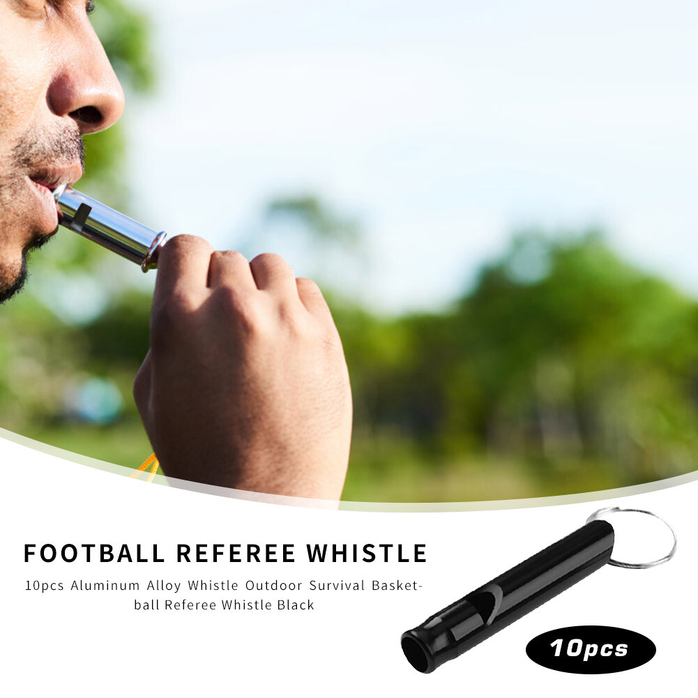 AU 10pcs Aluminum Alloy Survival Whistles Outdoor Survival Camping ...