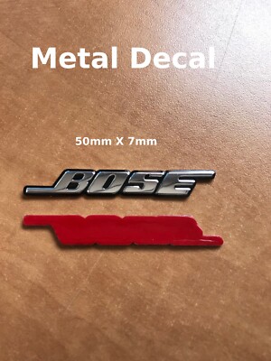 Bose Metal Decal Sticker Badge Logo Two Decal Included M140-2 | eBay