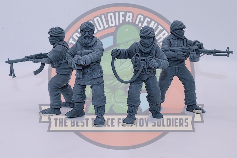 Modern Toy Soldiers - Arabic Insurgent Taliban Army Men - 54mm - 1:32 W ...