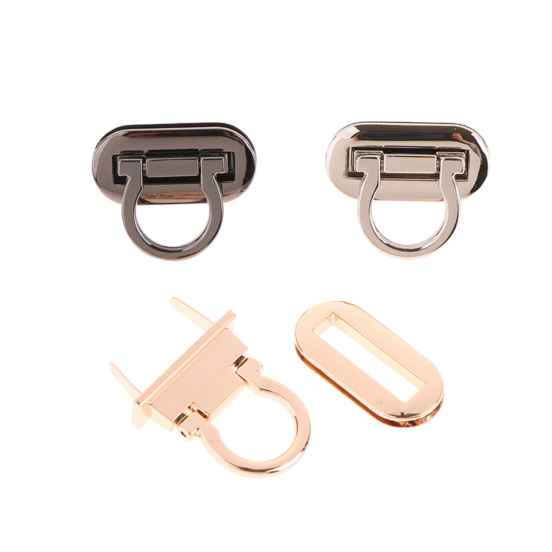 Bag Accessory Hardware Turn Lock Clasp Buckle Twist Locks Oval DIY ...