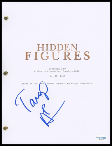 Taraji P. Henson "Hidden Figures" AUTOGRAPH Signed Full Script ...