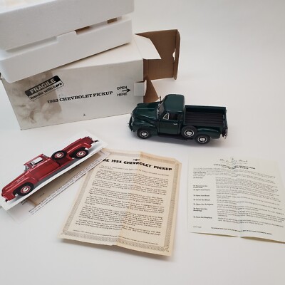 Danbury Mint 1953 Chevrolet Pickup Forest Green 1/24 Scale B19 w/Box ...
