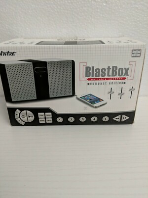 Black Vivitar Blast Box Portable Speaker / Limited Edition / Compact ...