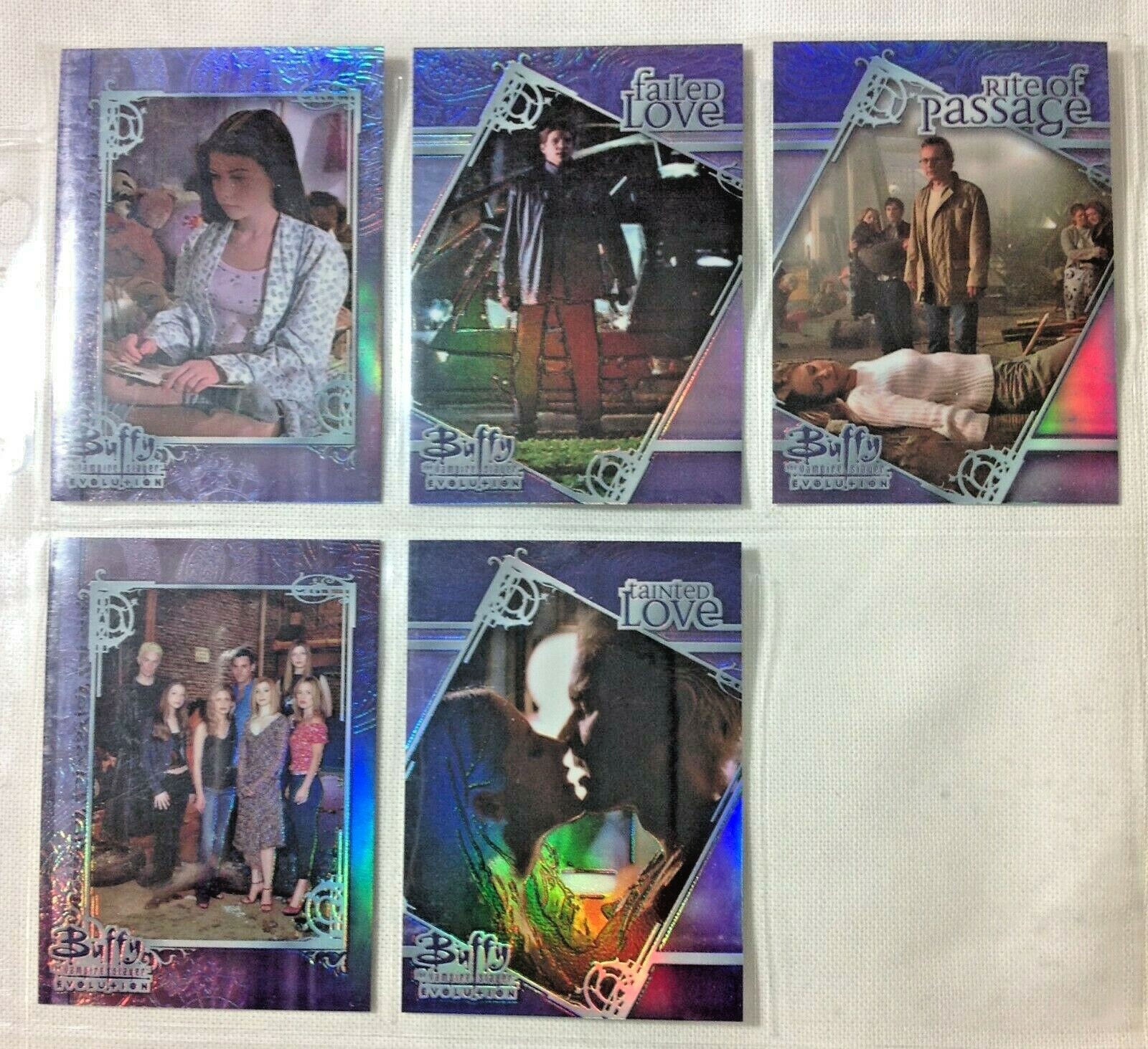 BUFFY EVOLUTION - INKWORKS 2002 - VARIOUS PARALLEL REFRACTOR CARDS | eBay