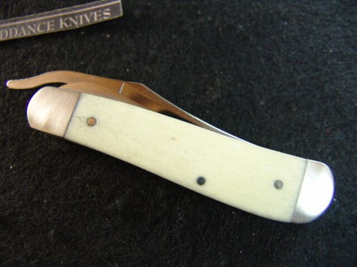 CASE XX--USA-61953L-SS-RUSSLOCK-SMOOTH WHITE BONE SCALES-FOLDING KNIFE ...