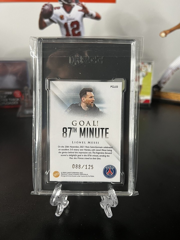2021 Futera Messi Paris Saint Germain Goal /125 SGC 9.5 | eBay
