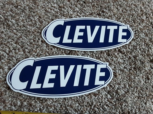 Lot of 2 Clevite Engine Bearings Racing Decals Stickers Outlaw NHRA ...