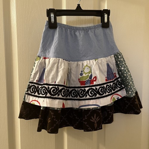 Matilda Jane Embroidered Apron Chicken Skirt Polka Dot Cotton Girls ...