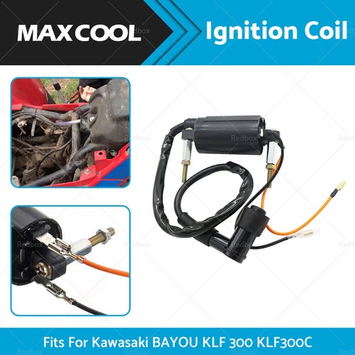 Ignition Coil Fits For Kawasaki BAYOU 300 KLF 300 KLF300 KLF300C 1986 ...