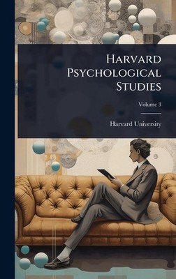 Harvard Psychological Studies by Harvard University Hardcover Book ...