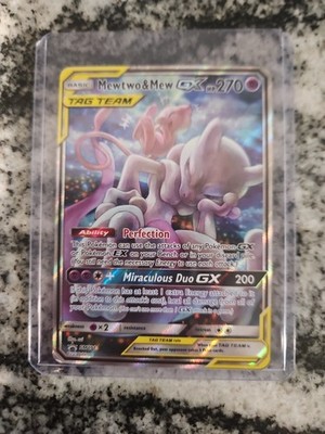 Mewtwo & Mew Gx Tag Team Holographic 2019 Pokémon Trading Collectible ...