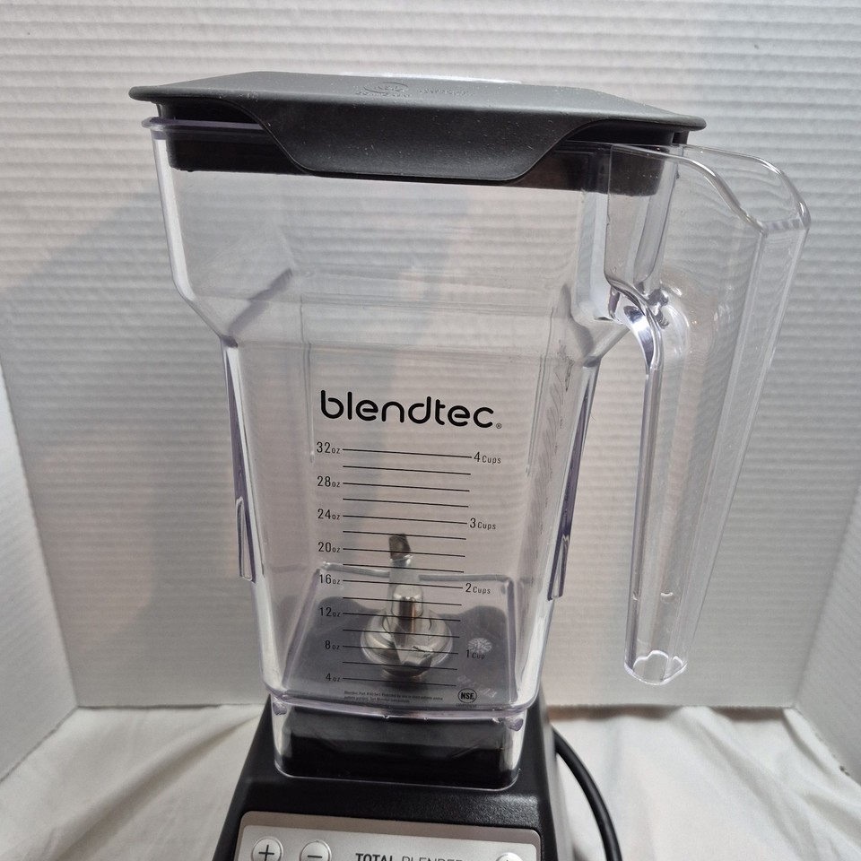 Blendtec ES3 Total Blender Black - Tested/Working - Base & Top | eBay