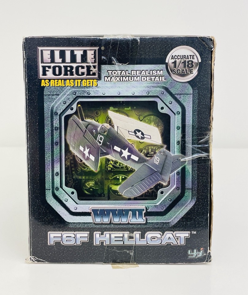 BBI Elite Force 1:18 WWII USN F6F Hellcat #19 "Gadget" Felix The Cat ...