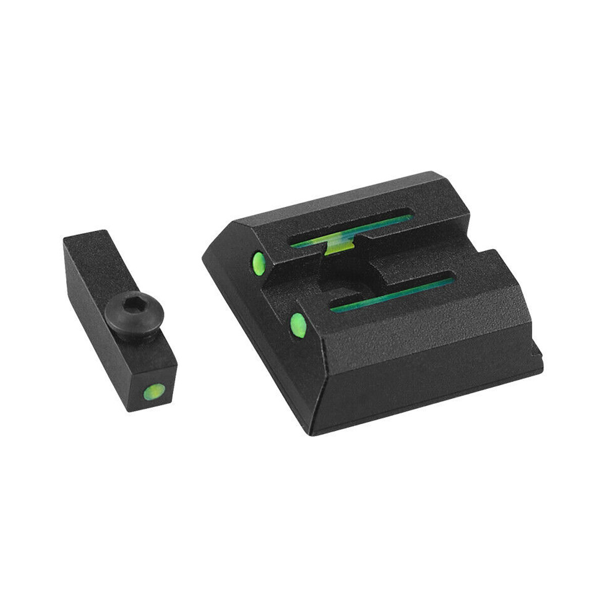 Fiber Optic 3 Dot Sights Front Rear Green Red Dot for Taurus G3 w/o ...