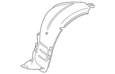 Genuine Mercedes-Benz Fender Liner 220-690-16-30 for sale online | eBay