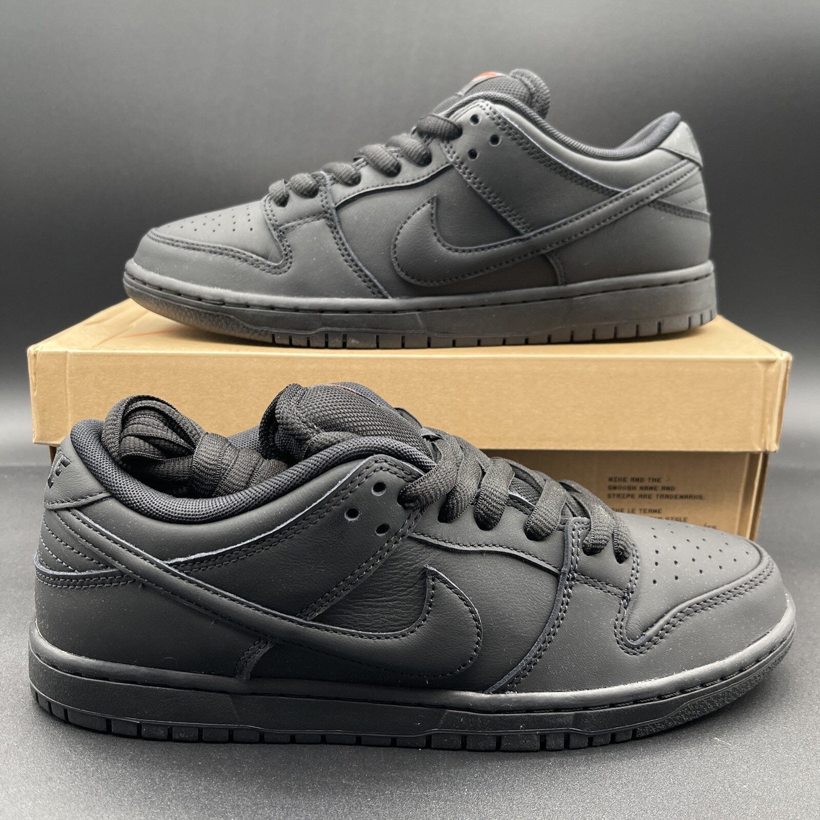 Size 11 - 2024 Men’s Nike Sb Dunk Low Pro Triple Black Ds FJ1674-001 Og ...