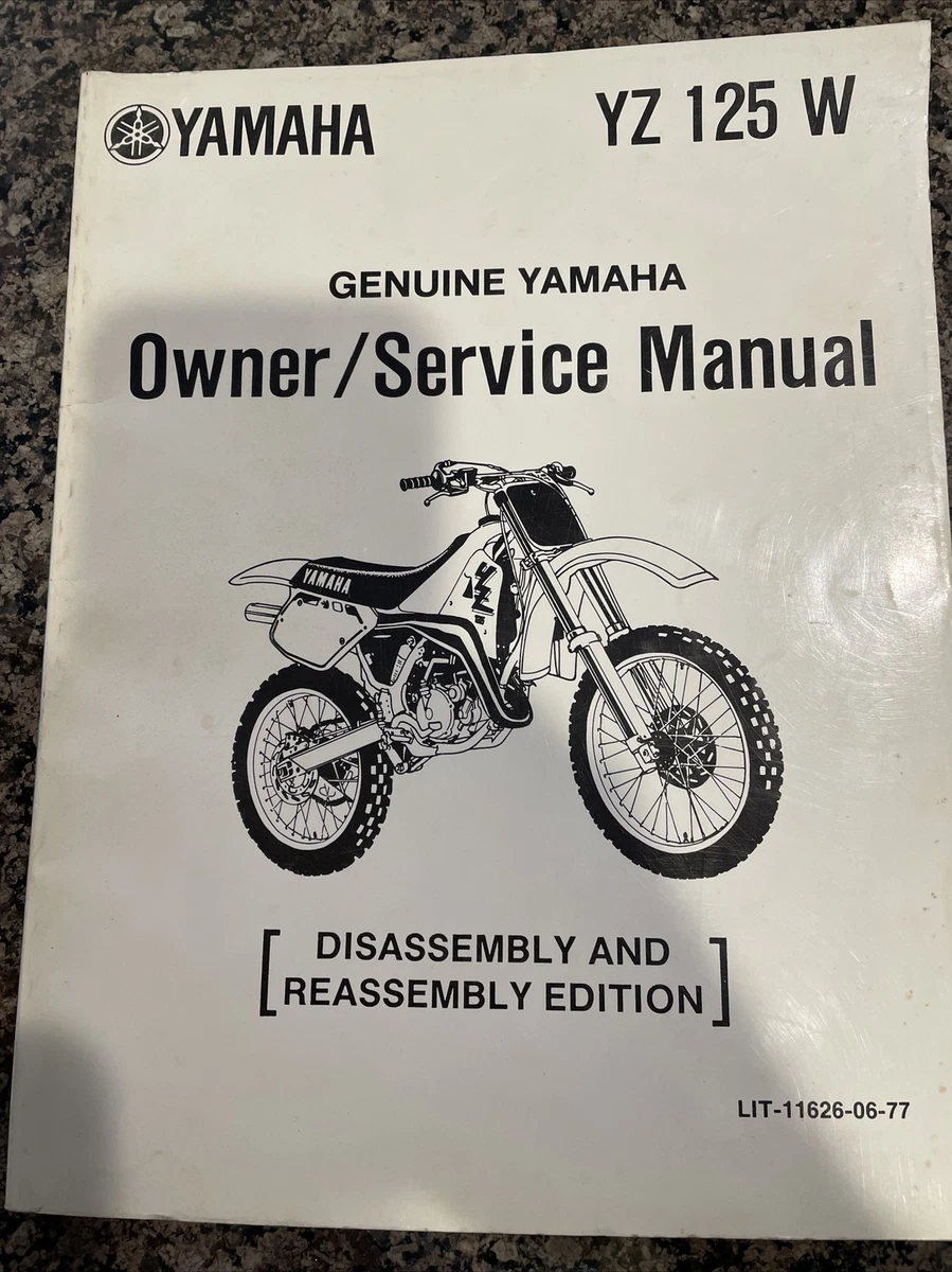Yamaha Motorcycle Service Manuals