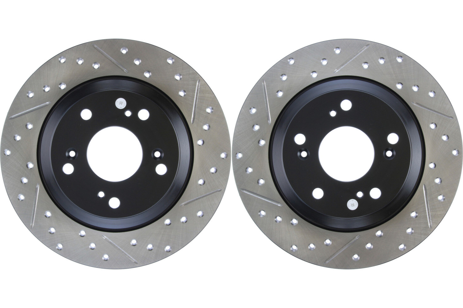 Rear PAIR Stoptech Disc Brake Rotor for 2000-2009 Honda S2000 (44349 ...