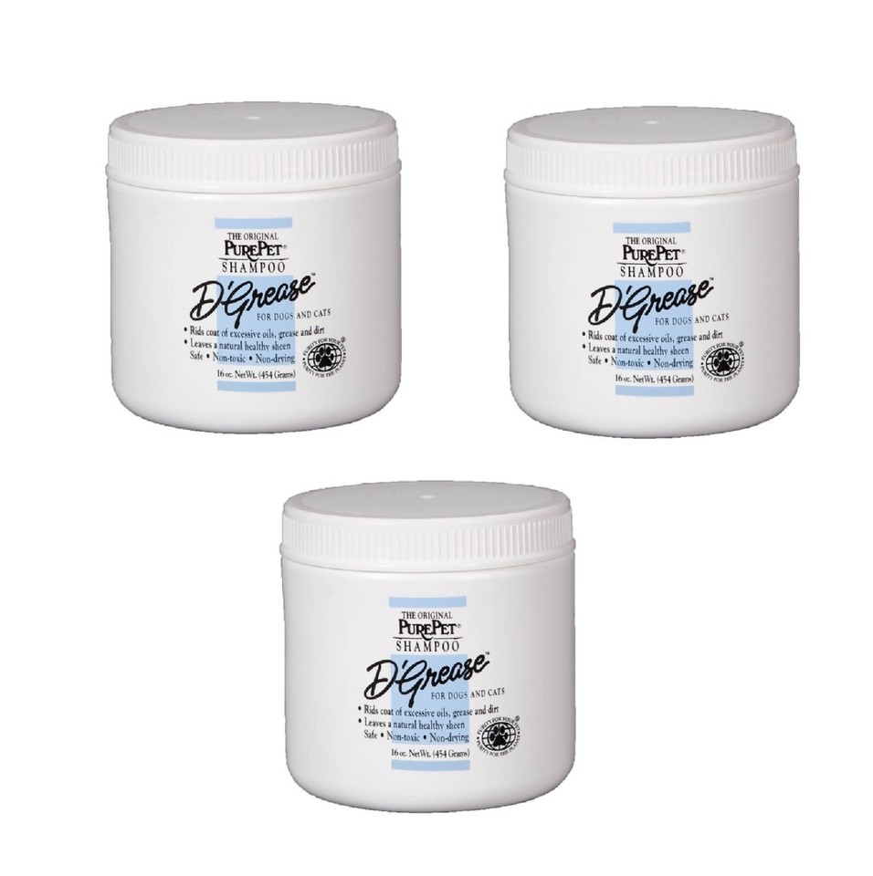Dog Cat Puppy Kitten DeGreaser Shampoo or Paste Gentle Strong Premium ...