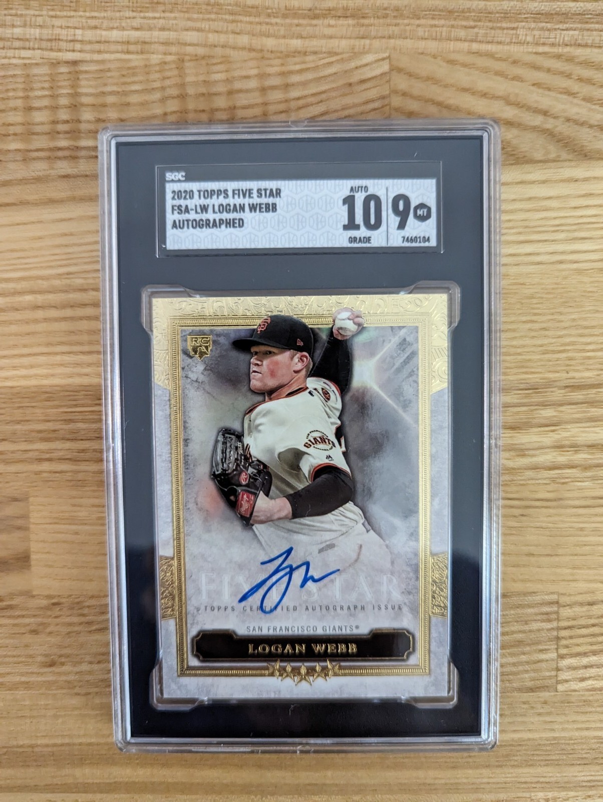 2020 Topps Five Star - Autographs #FSA-LW Logan Webb (AU, RC) for sale ...